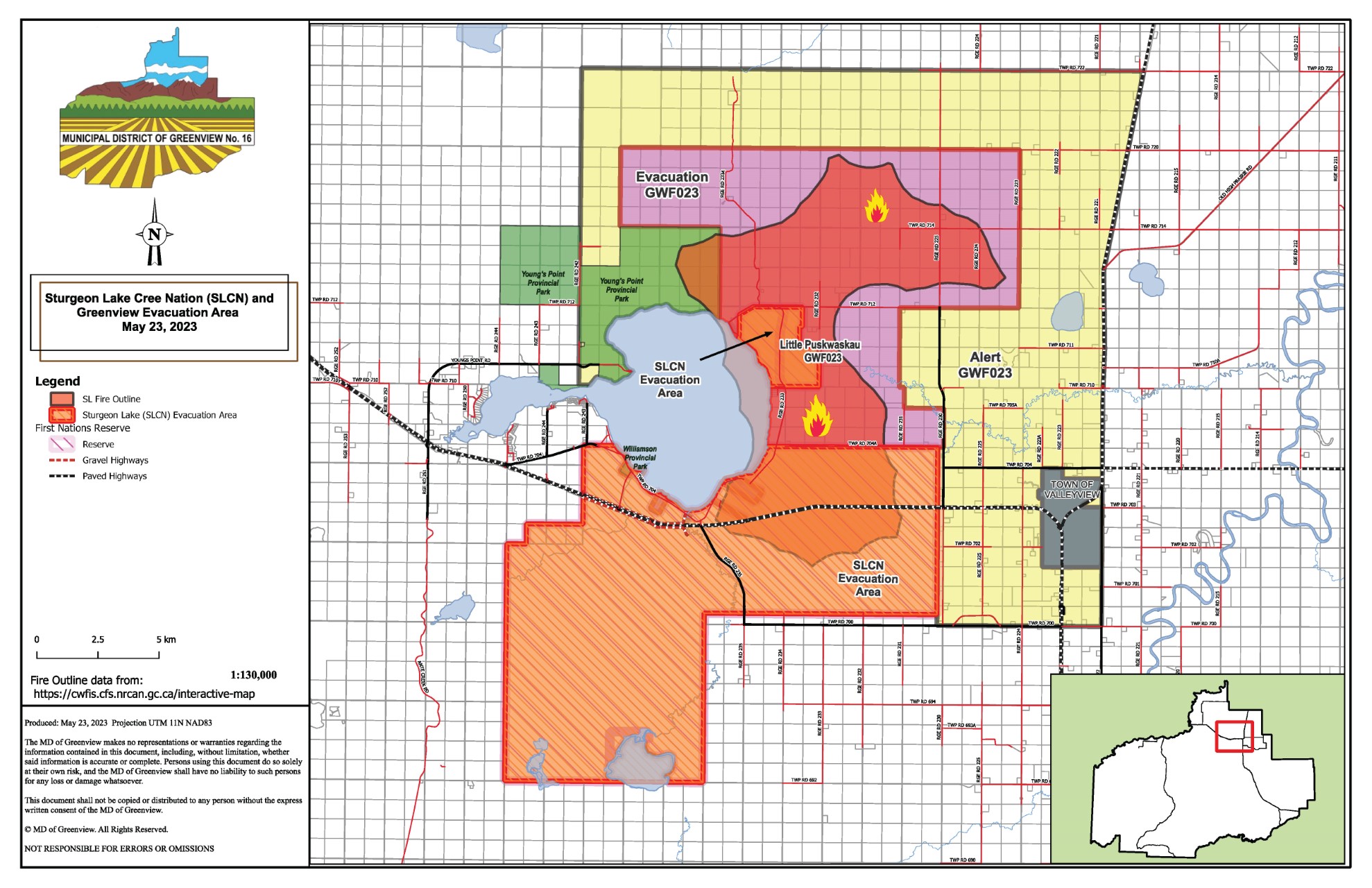 This Is An Alberta Emergency Alert The M D Of Greenview Has Updated